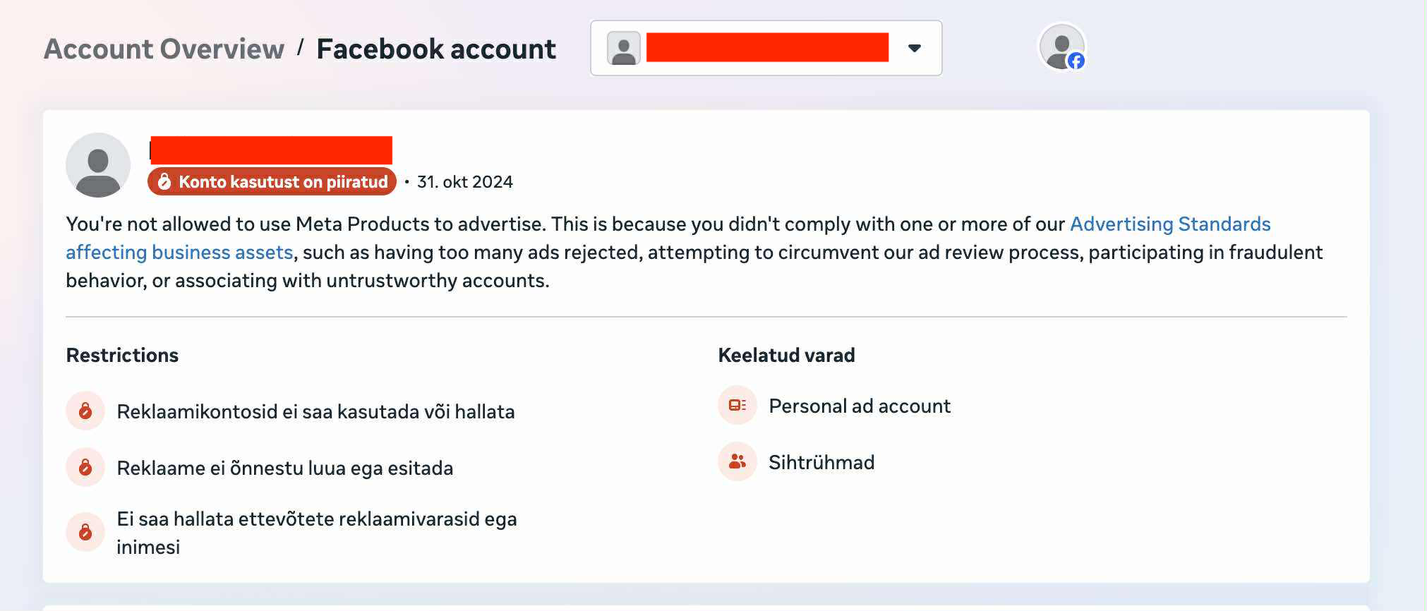Meta Ad Account Restricted? How to Avoid It and What to Do If It ...